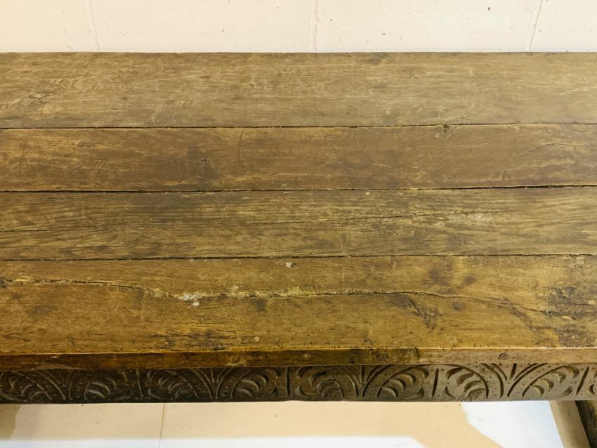Charles II Restoration Antique Period Oak Refectory Dining Table, circa ...