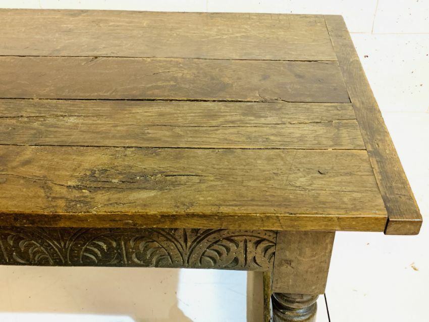 Charles II Restoration Antique Period Oak Refectory Dining Table, circa ...