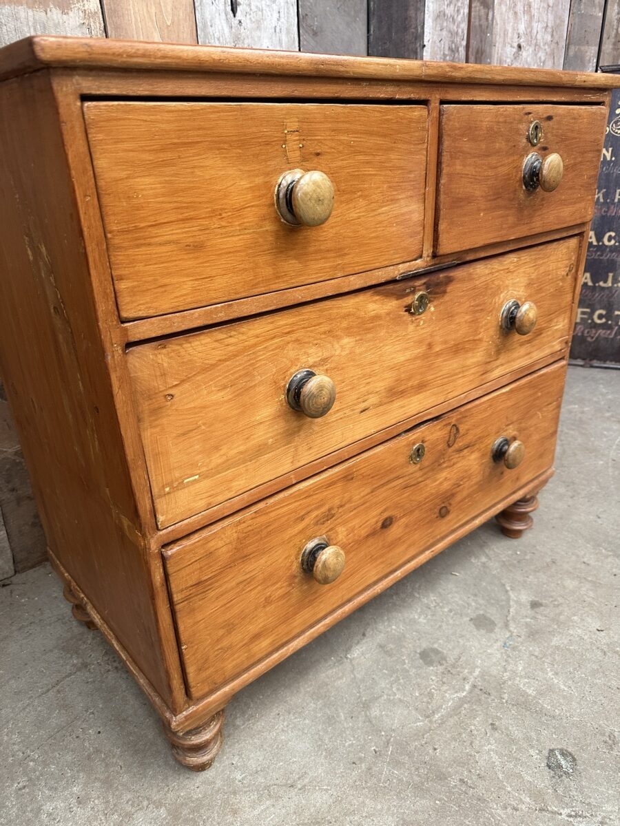 Antique Victorian Pine Two over Two Chest of Drawers, c 1870 - Belvoir ...