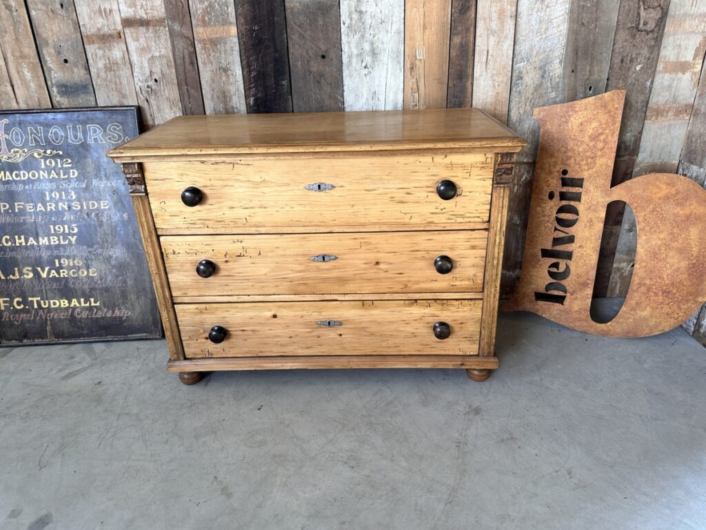 Antique French Large Linen Chest of Drawers, 1860 - Belvoir Antiques ...