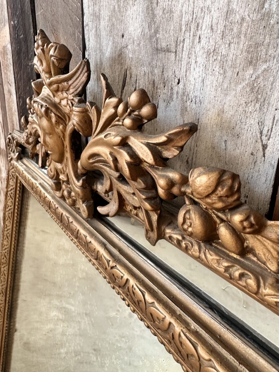 Antique French 19th Century Giltwood Parclose Mirror, c 1890 - Belvoir ...