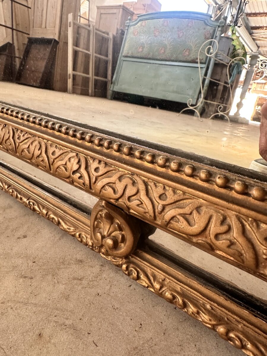 Antique French 19th Century Giltwood Parclose Mirror, c 1890 - Belvoir ...