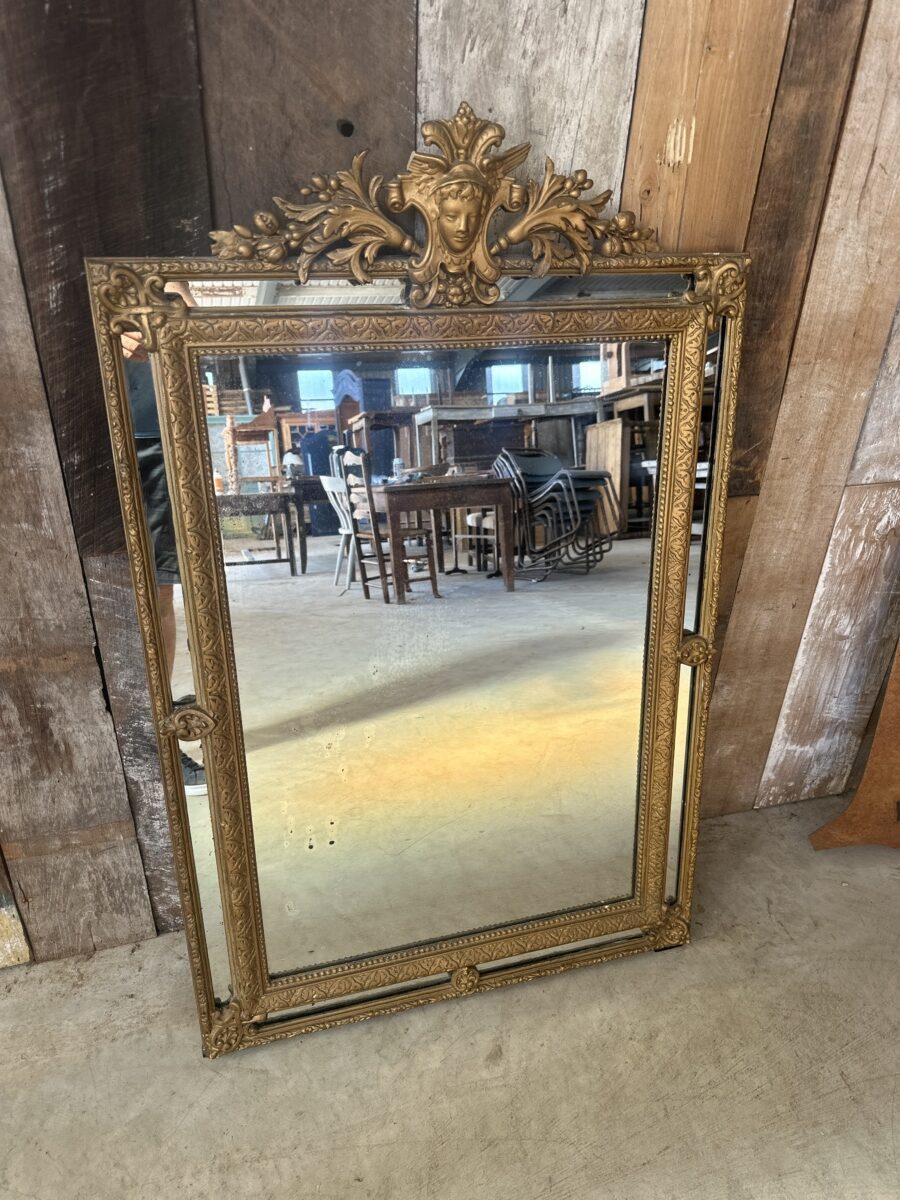 Antique French 19th Century Giltwood Parclose Mirror, c 1890 - Belvoir ...
