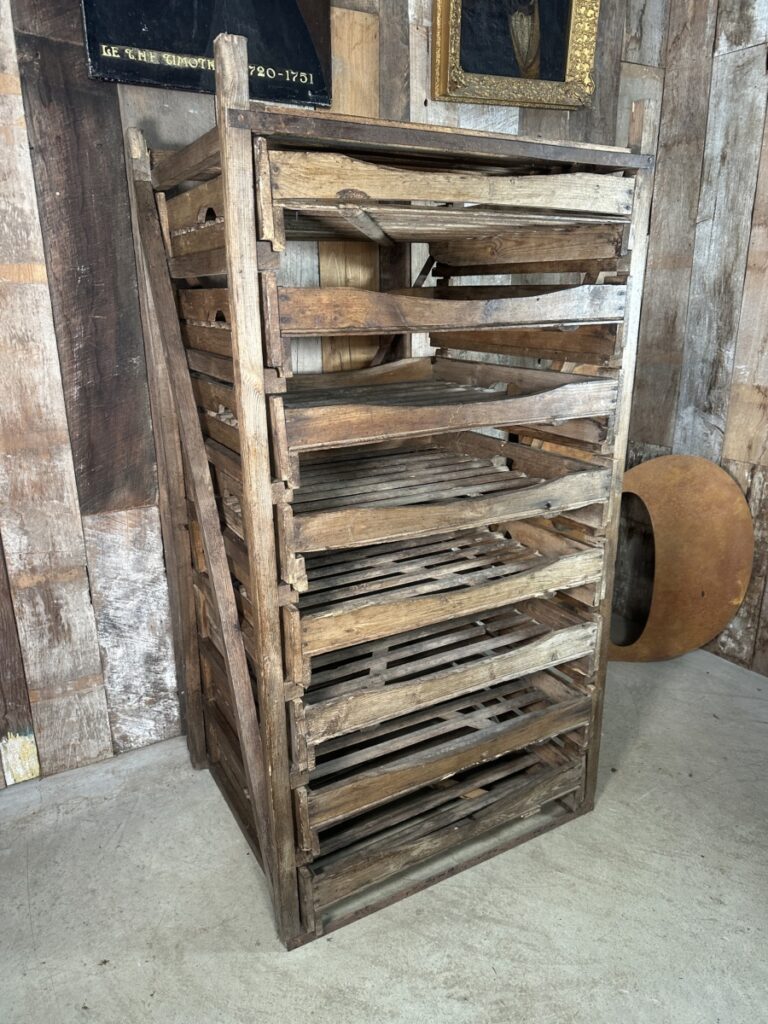 Antique French Pine Bakers Bread Rack, c 1870 - Belvoir Antiques ...