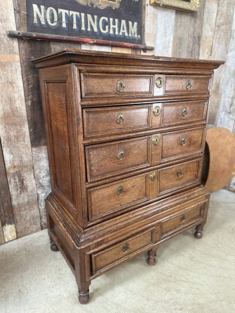 Antique Charles II Period Oak Chest on Chest Stand, c 1680 - Belvoir ...