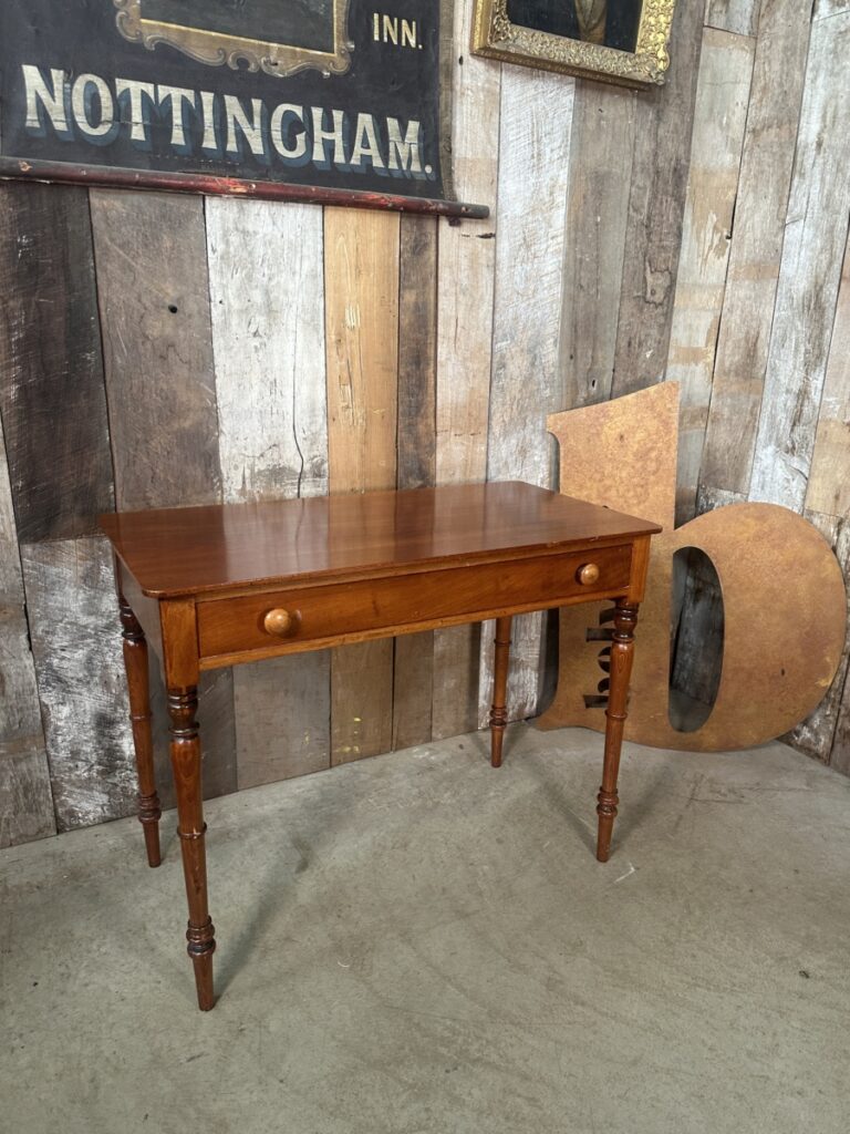 Antique Mid Victorian Mahogany Console Hall Table, c 1850. L96 ...